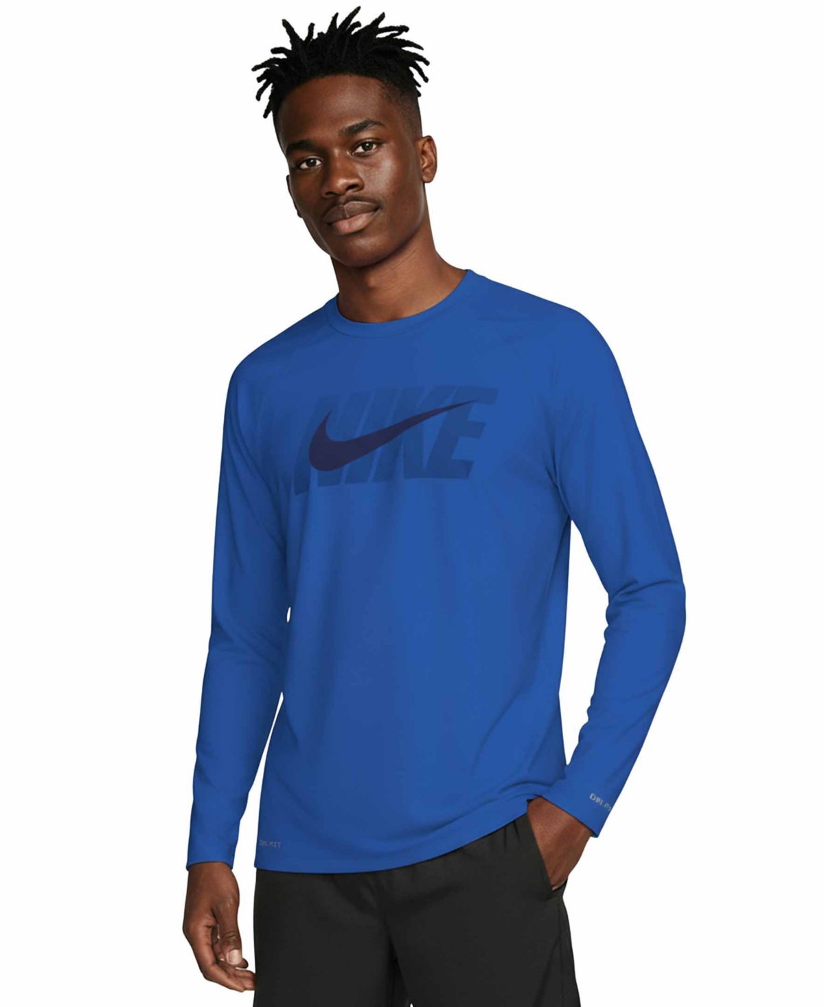 Click here for Nike Mens Long-Sleeve Crewneck Hydro Guard Swim Sh... prices