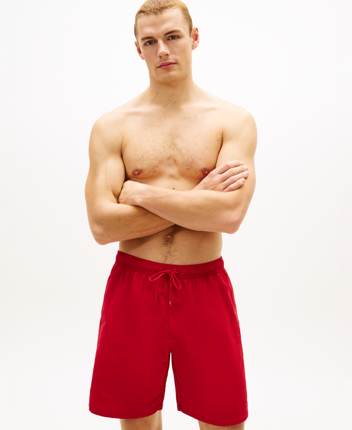 Click here for Tommy Hilfiger Mens Long Drawstring 7 Swim Trunks... prices