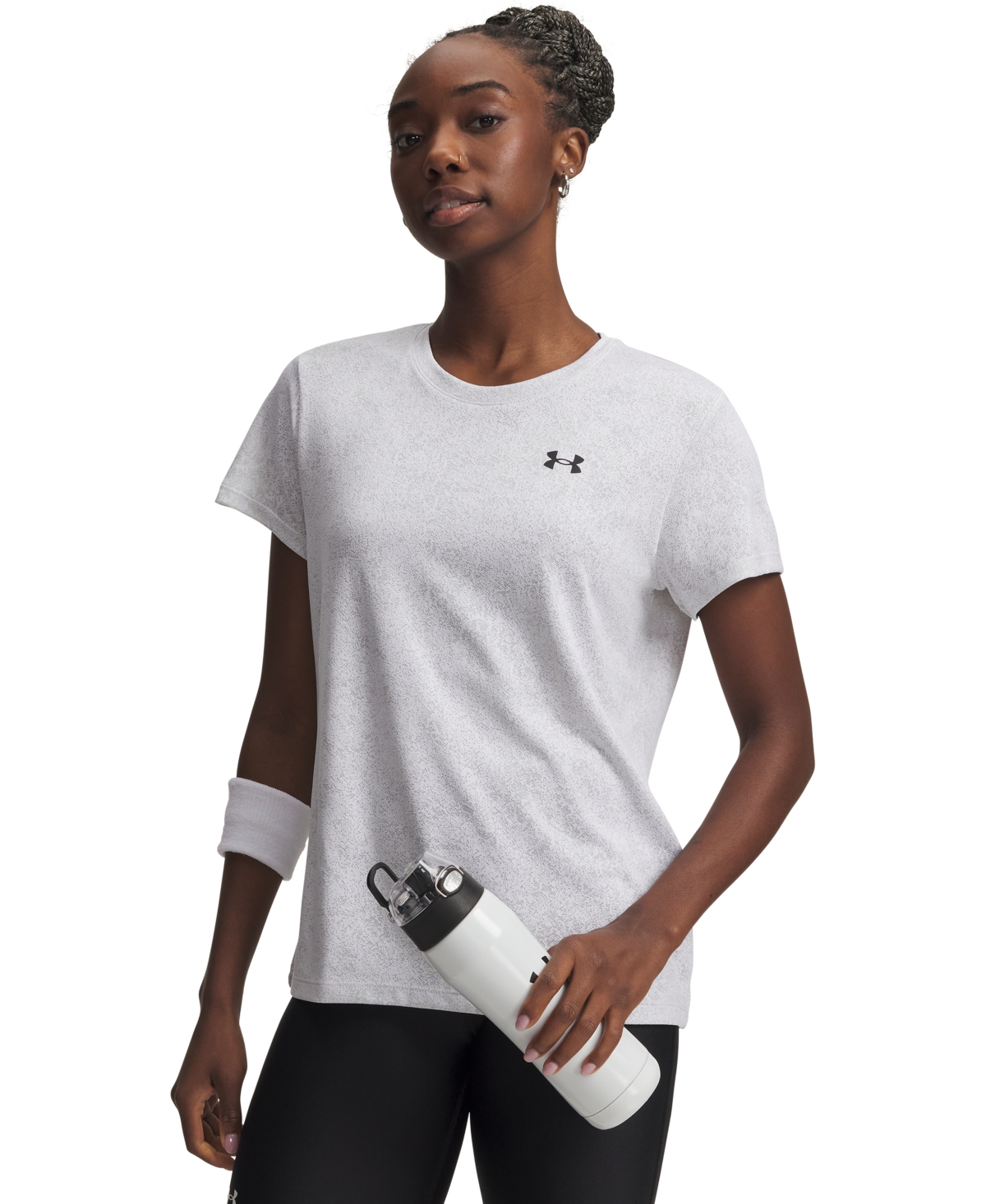 Click here for Under Armour Womens Tech Pixelate Short-Sleeve Top... prices