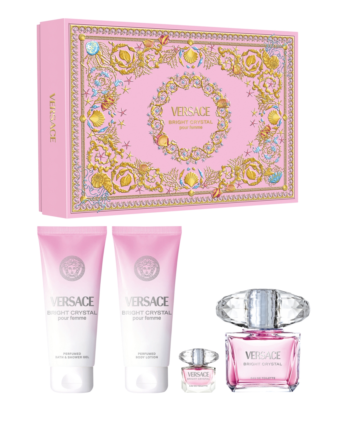Click here for Versace 4-Pc. Bright Crystal Eau De Toilette Gift... prices
