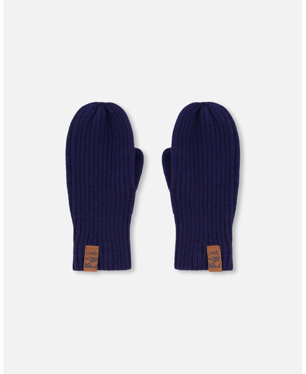 Click here for Deux par Deux Kids Unisex Ribbed Knit Mittens - Na... prices