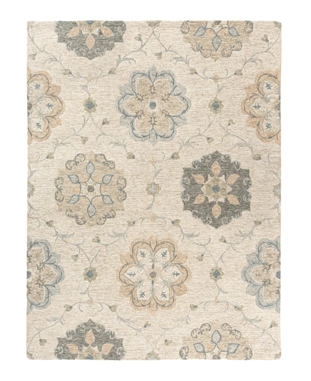 Click here for Lr Home Iris Victo-584 5 x 7 Area Rug - Ivory  Mis... prices