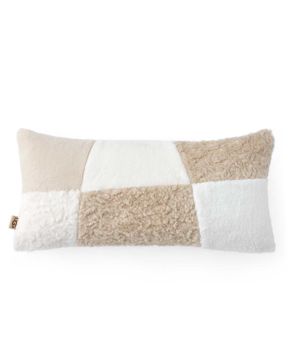Click here for Ugg Sibel Textured Bolster Pillow  14 x 30 - Cream prices