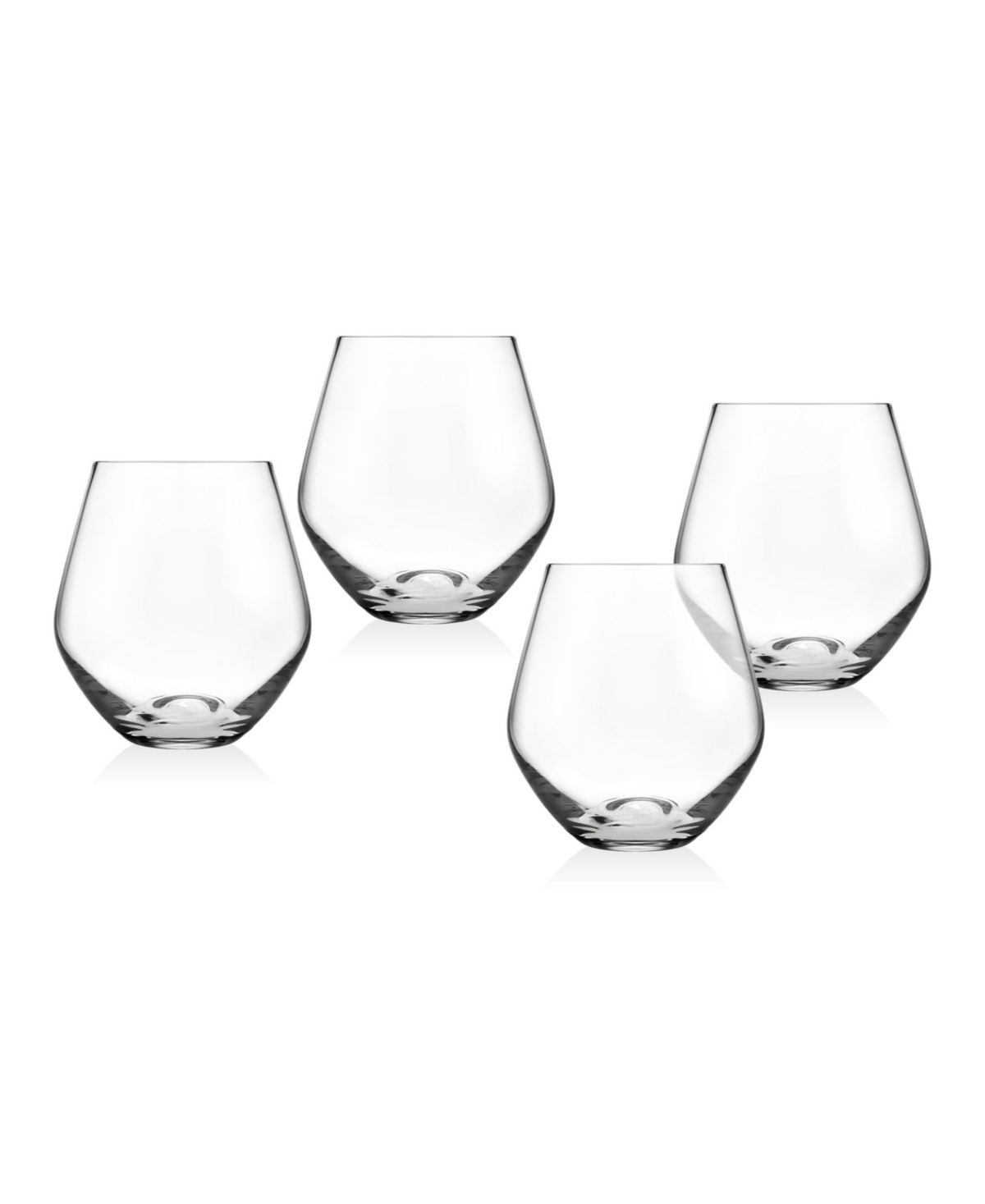 Click here for Godinger Meridian Stemless Wine Glasses  Set of 4... prices
