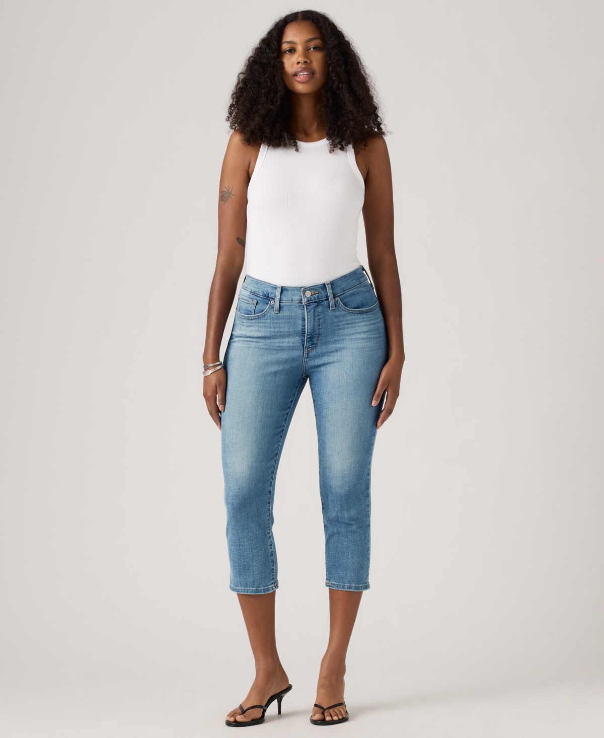 Click here for Levis 311 Shaping Skinny Mid Rise Capri Jeans - Ca... prices