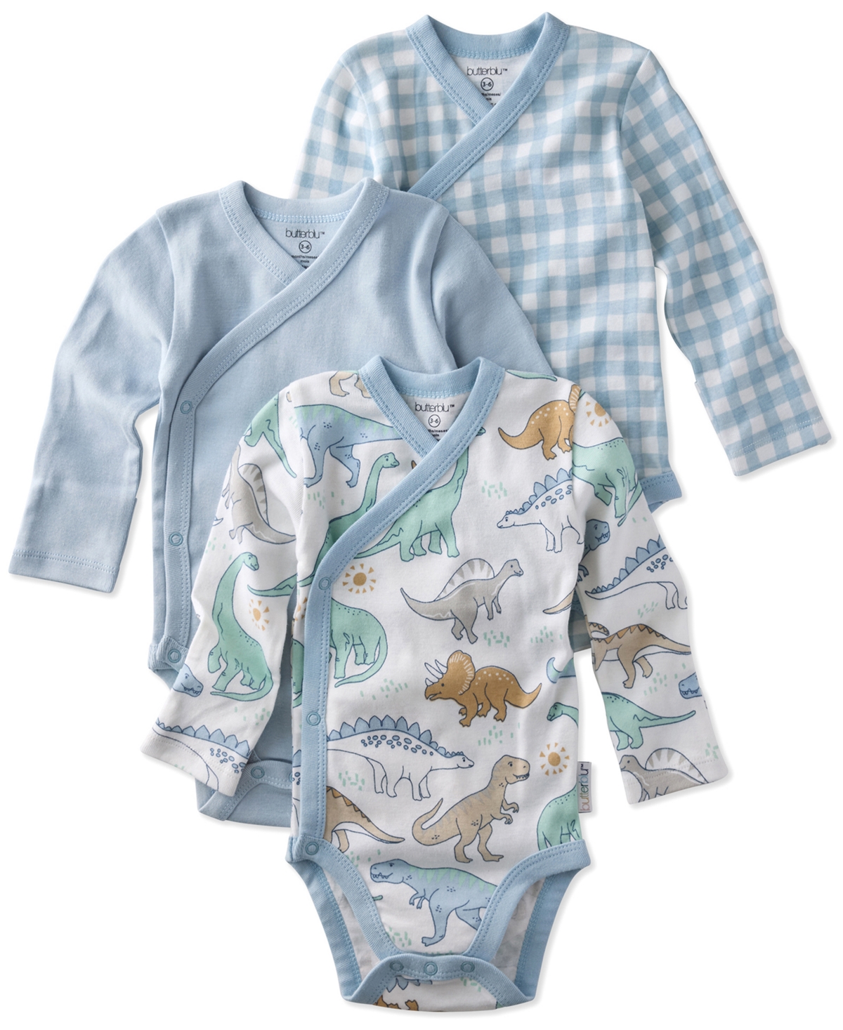 Click here for butterblu Baby Boys or Baby Girls Side Snap V-Neck... prices