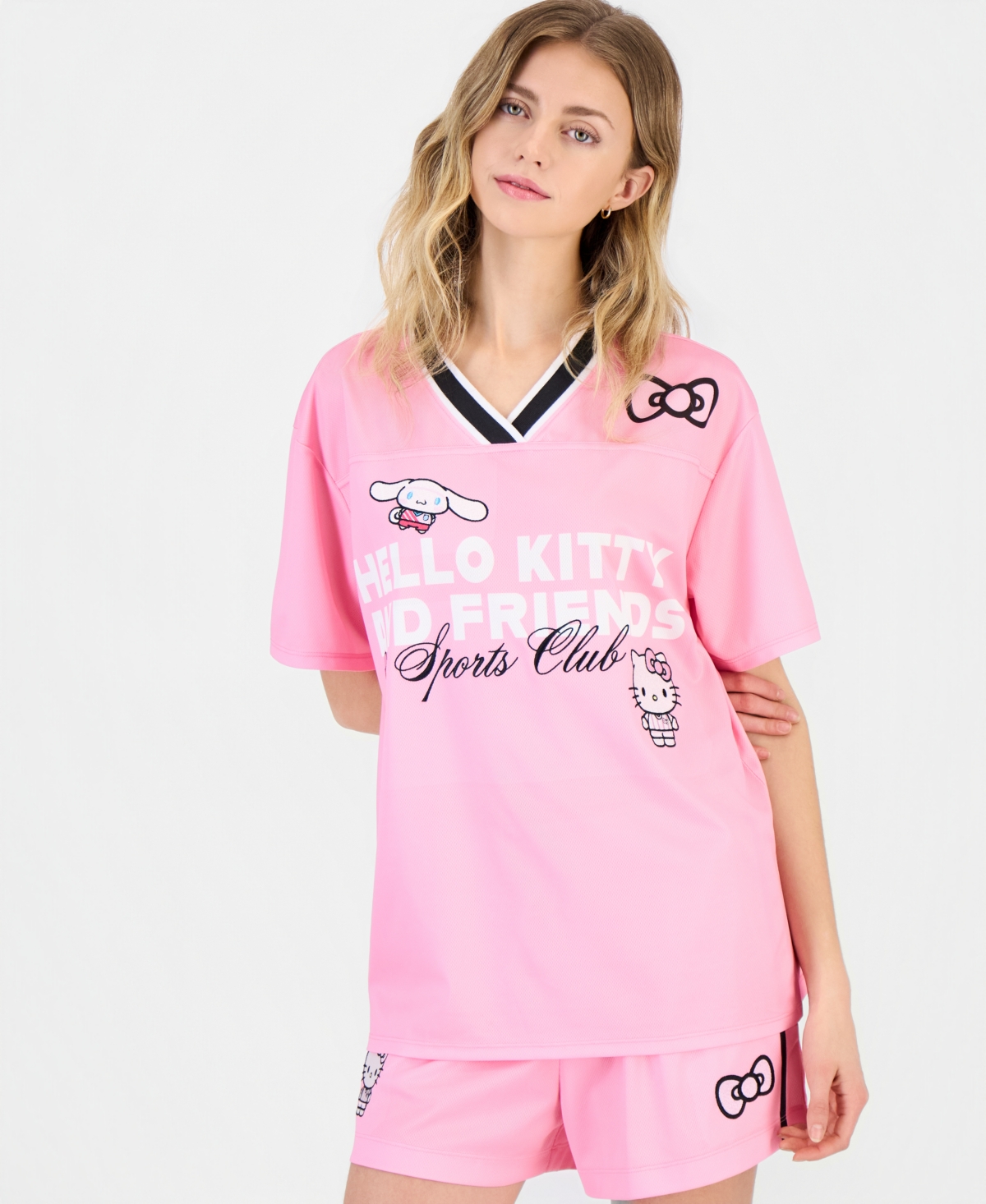 Click here for Love Tribe Juniors Hello Kitty Graphic Jersey Top... prices