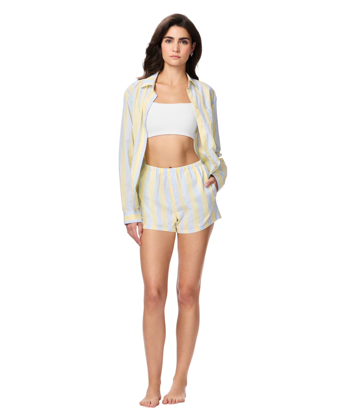 Click here for Gap Womens Poplin Pull-On Sleep Shorts - Spring Ye... prices