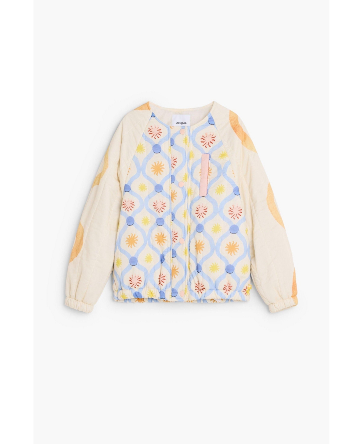 Click here for Desigual Girls Girlss Padded Jacket Soles - White prices