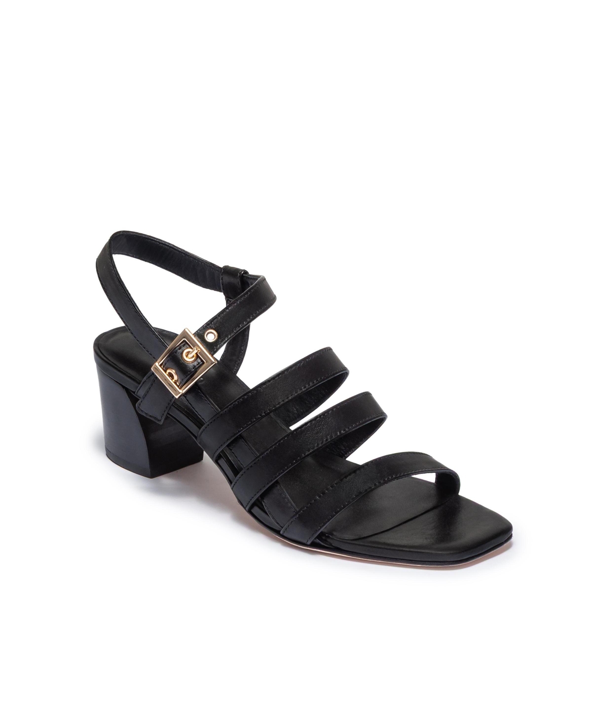 Click here for Bernardo Footwear Novi Mid Heel Sandal - Black prices