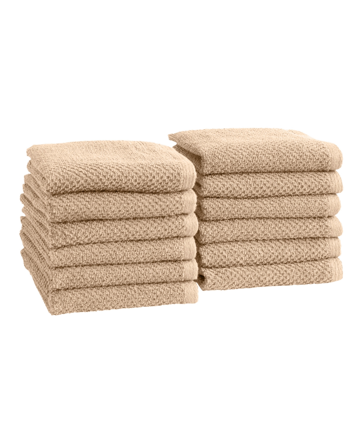 Click here for Linery & Co. Cotton Textured 12-Piece Washcloth Se... prices