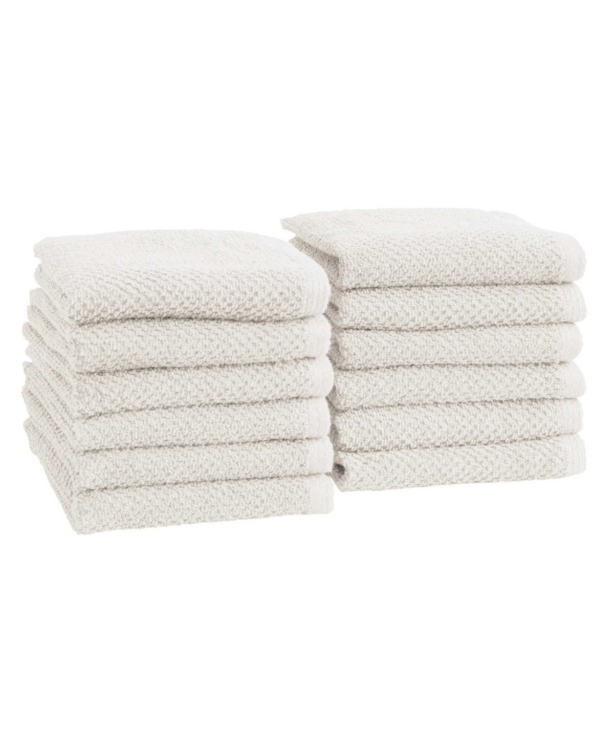 Click here for Linery & Co. Cotton Textured 12-Piece Washcloth Se... prices