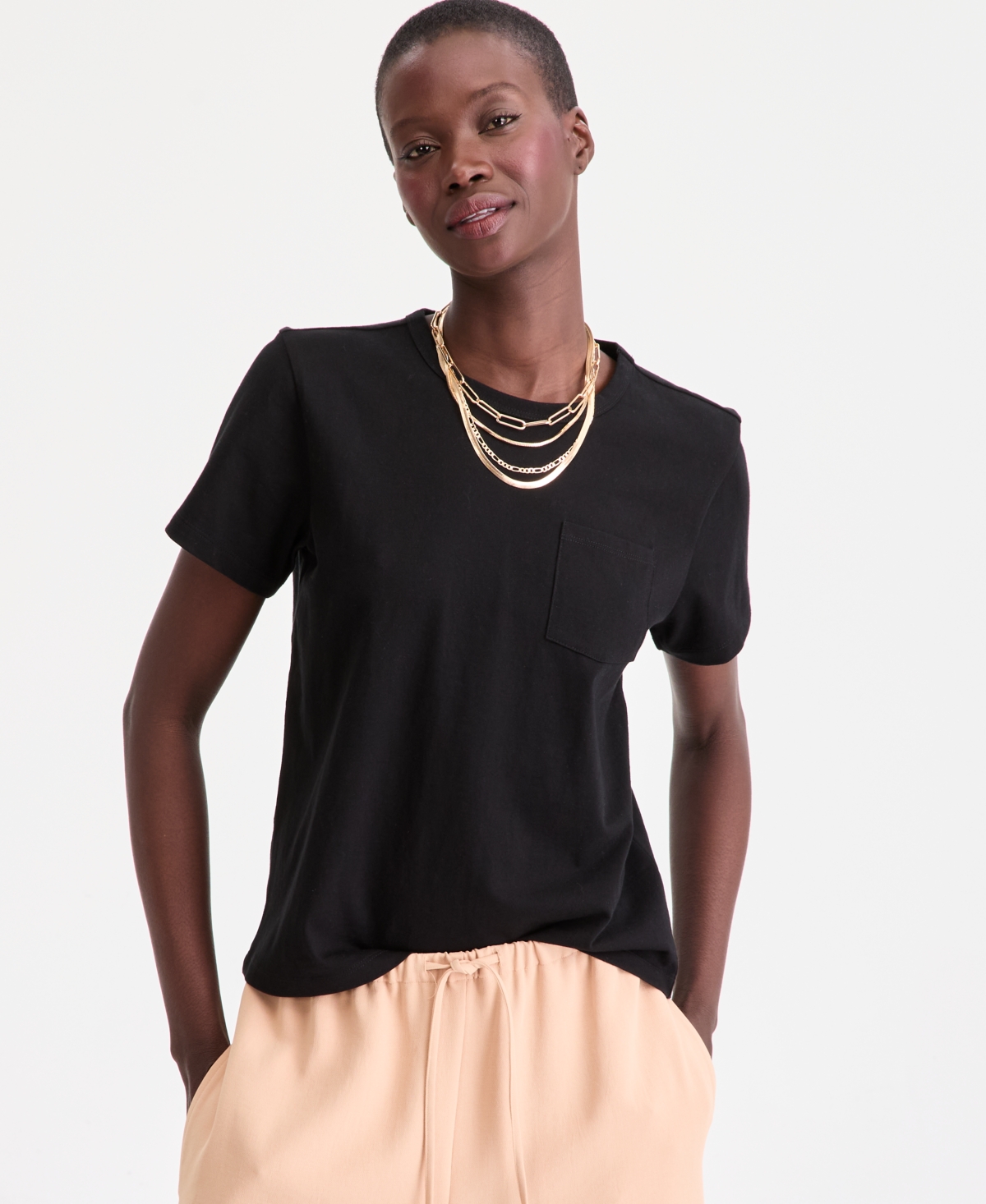 Click here for On 34th Womens Everyday Pocket T-Shirt  Macys Excl... prices