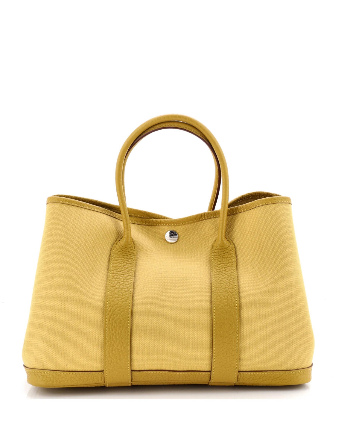 Click here for Pre-Owned HERMES 30 Garden Party Tote Toile and Le... prices