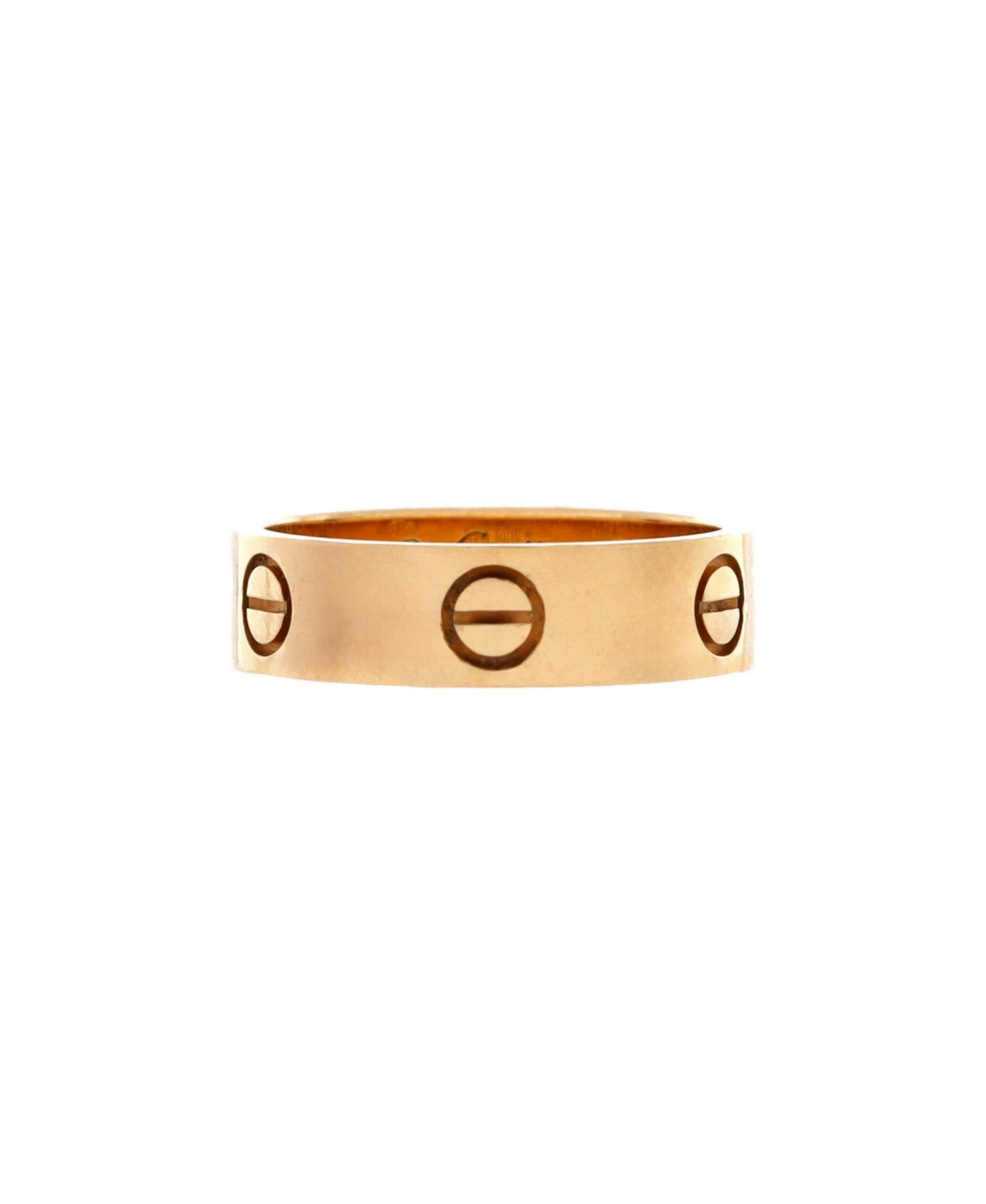 Click here for Pre-Owned Cartier Love Band Ring - 18k yellow gold prices