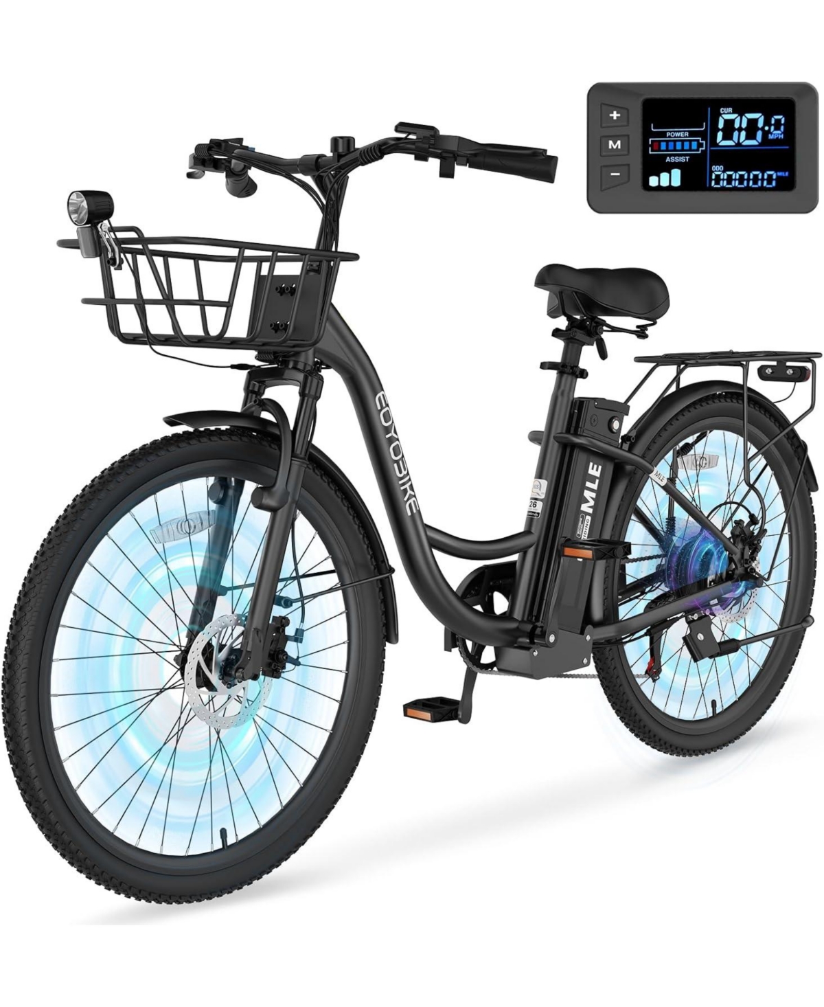 Click here for Mooncool 350W Electric Commuter Bike for Adults -... prices