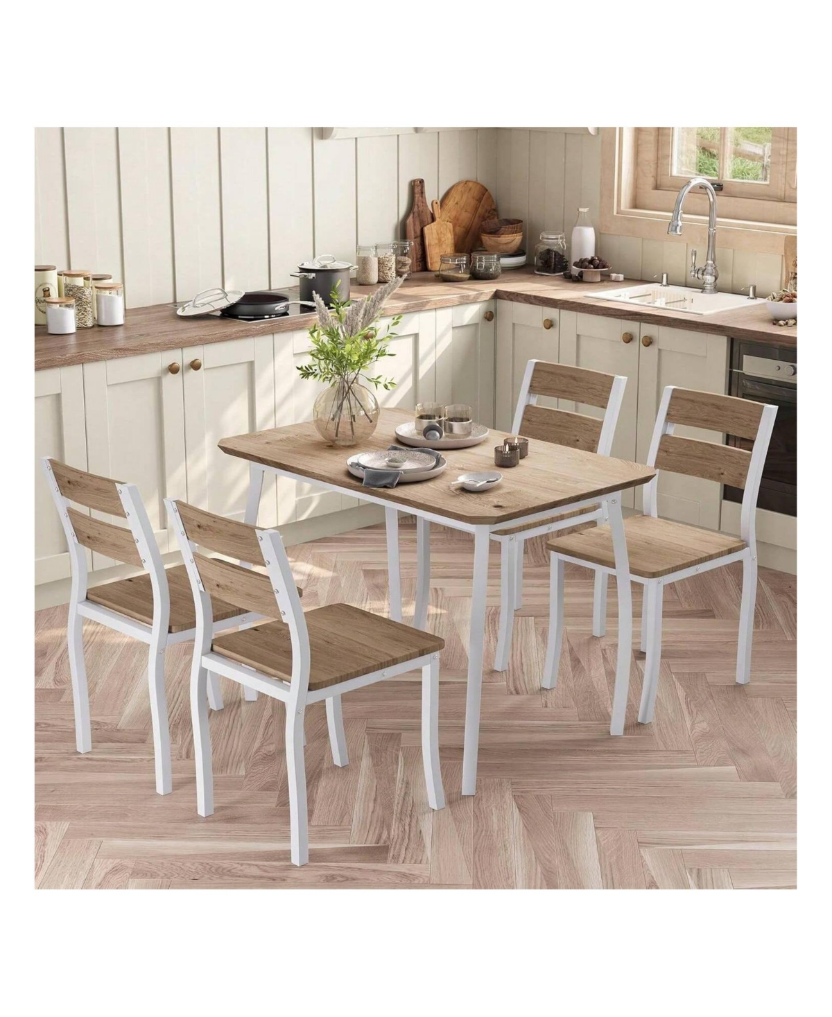 Click here for Gaomon Kitchen Table Dining Table Set For 4 5 Piec... prices