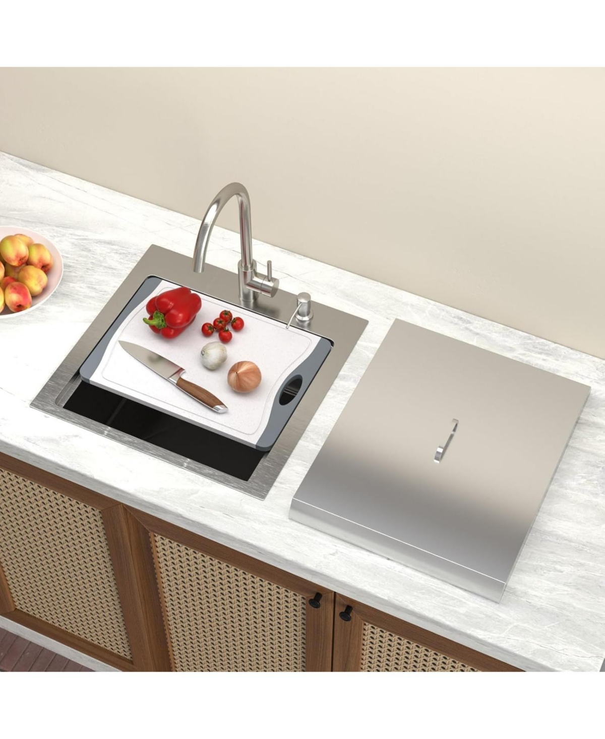 Click here for Busdays 21 Inch Outdoor Kitchen Sink Drop In Works... prices