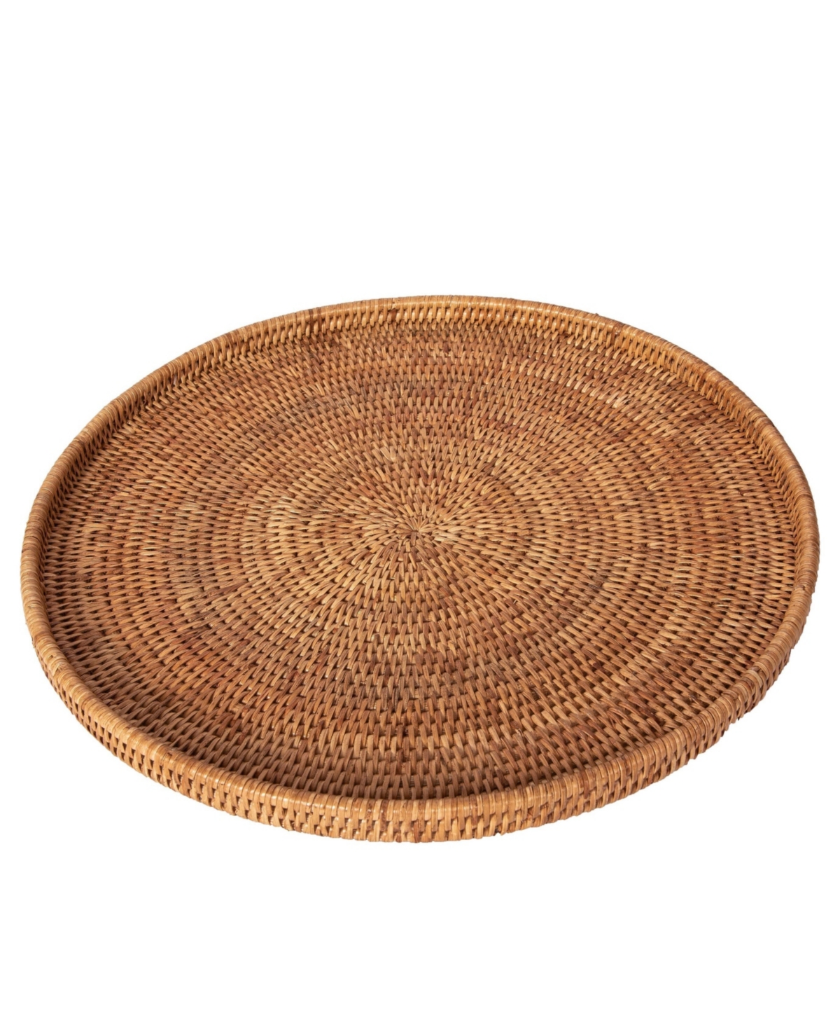 Click here for Artifacts Trading Company Rattan Round Flat Tray -... prices