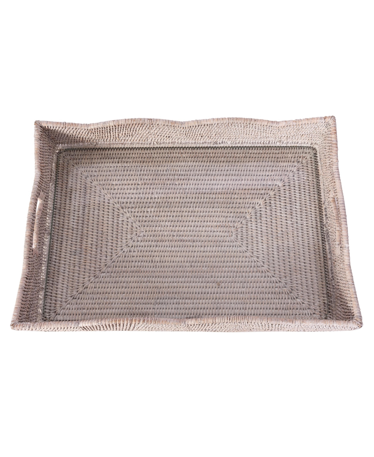 Click here for Artifacts Trading Company Rattan Scallop Rectangul... prices