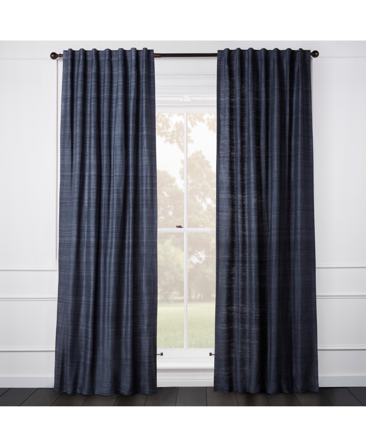 Click here for Z Gallerie Aiya Silk Curtains - Custom - Indigo prices
