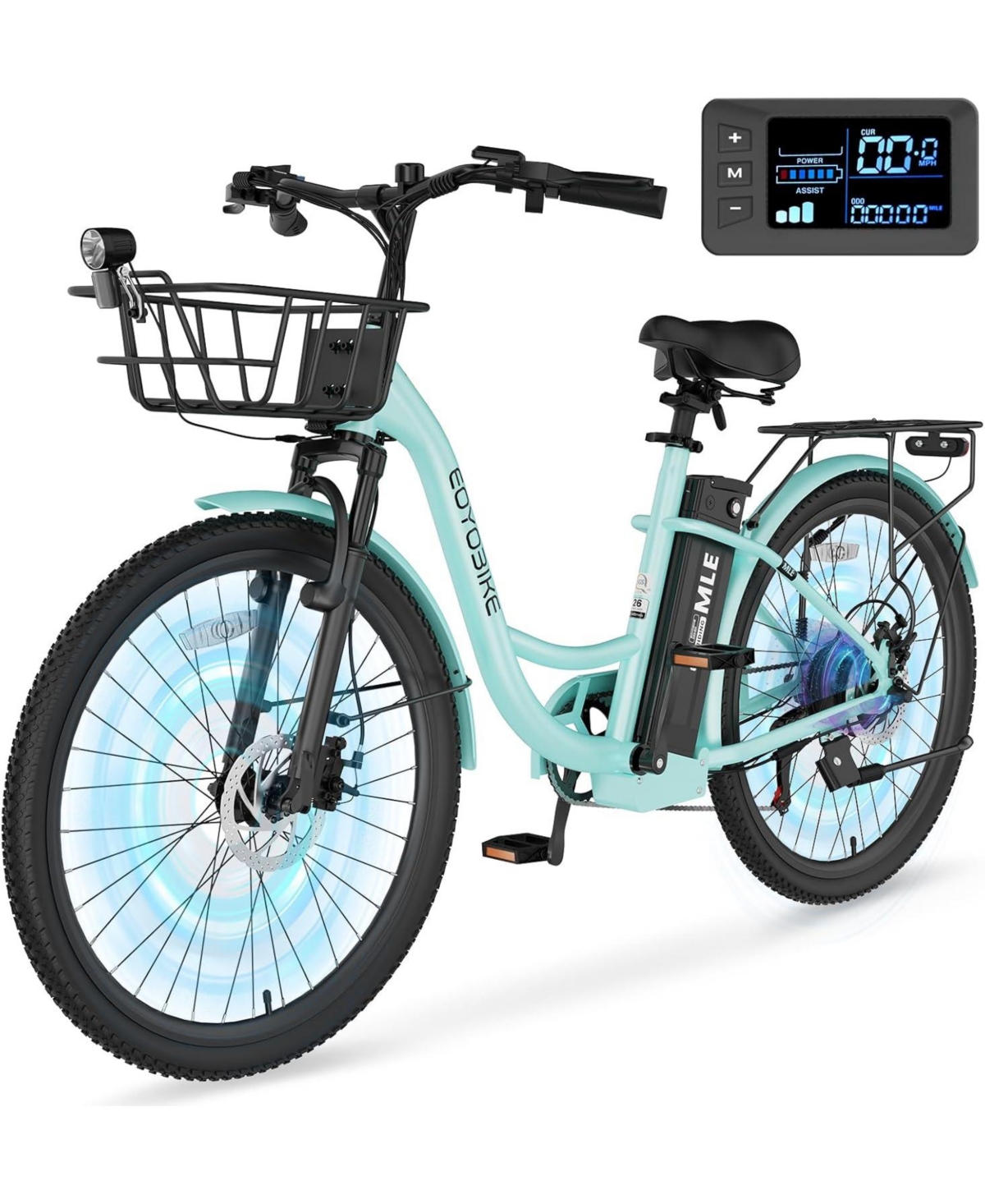 Click here for Mooncool 350W Electric Commuter Bike for Adults -... prices