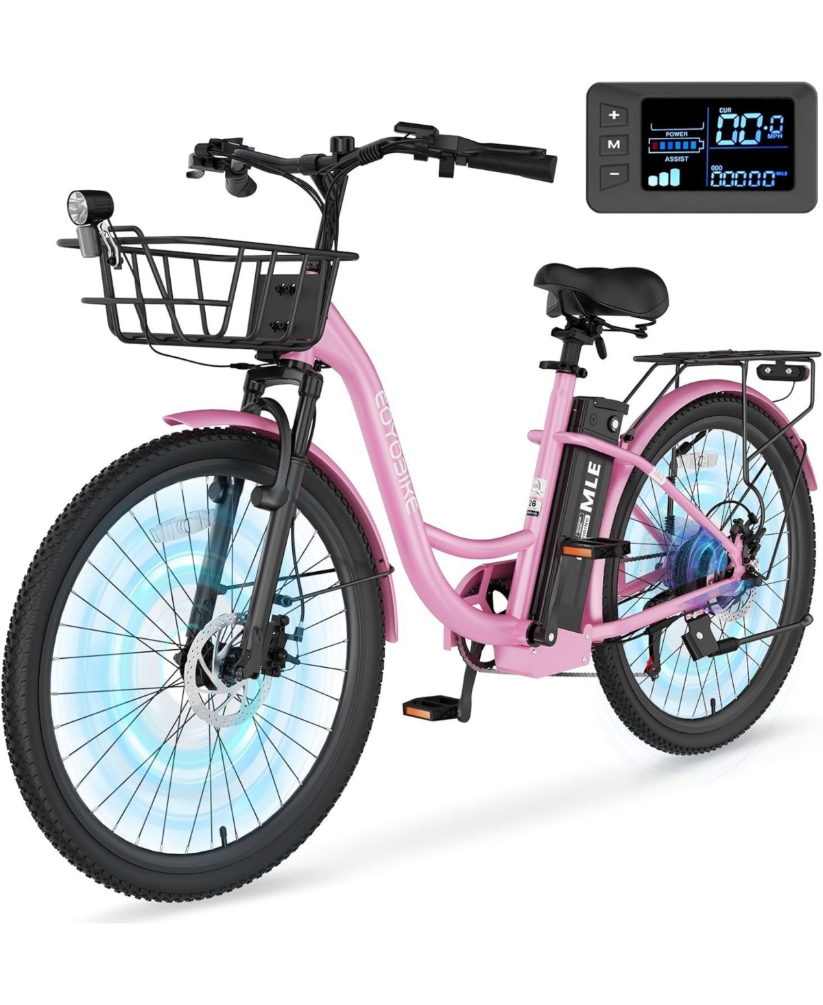 Click here for Mooncool 350W Electric Commuter Bike for Adults -... prices