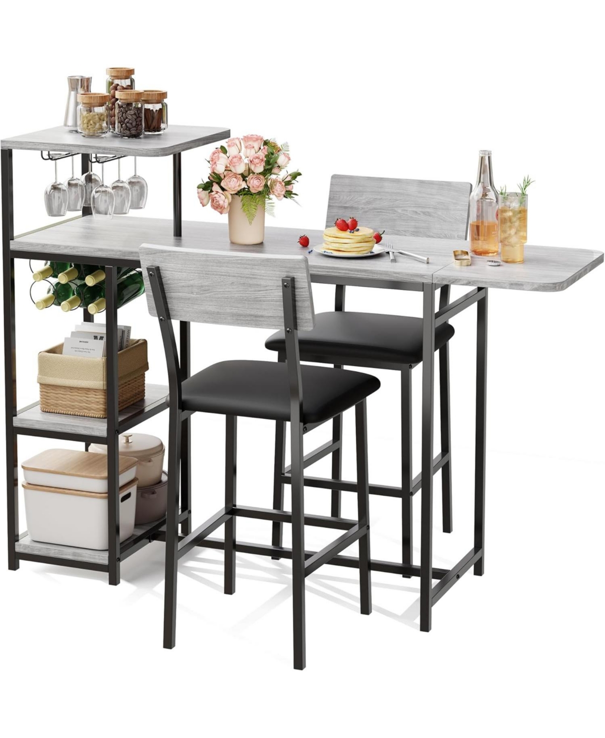 Click here for gaomon Kitchen Table Dining Table Set for 2 3-Piec... prices