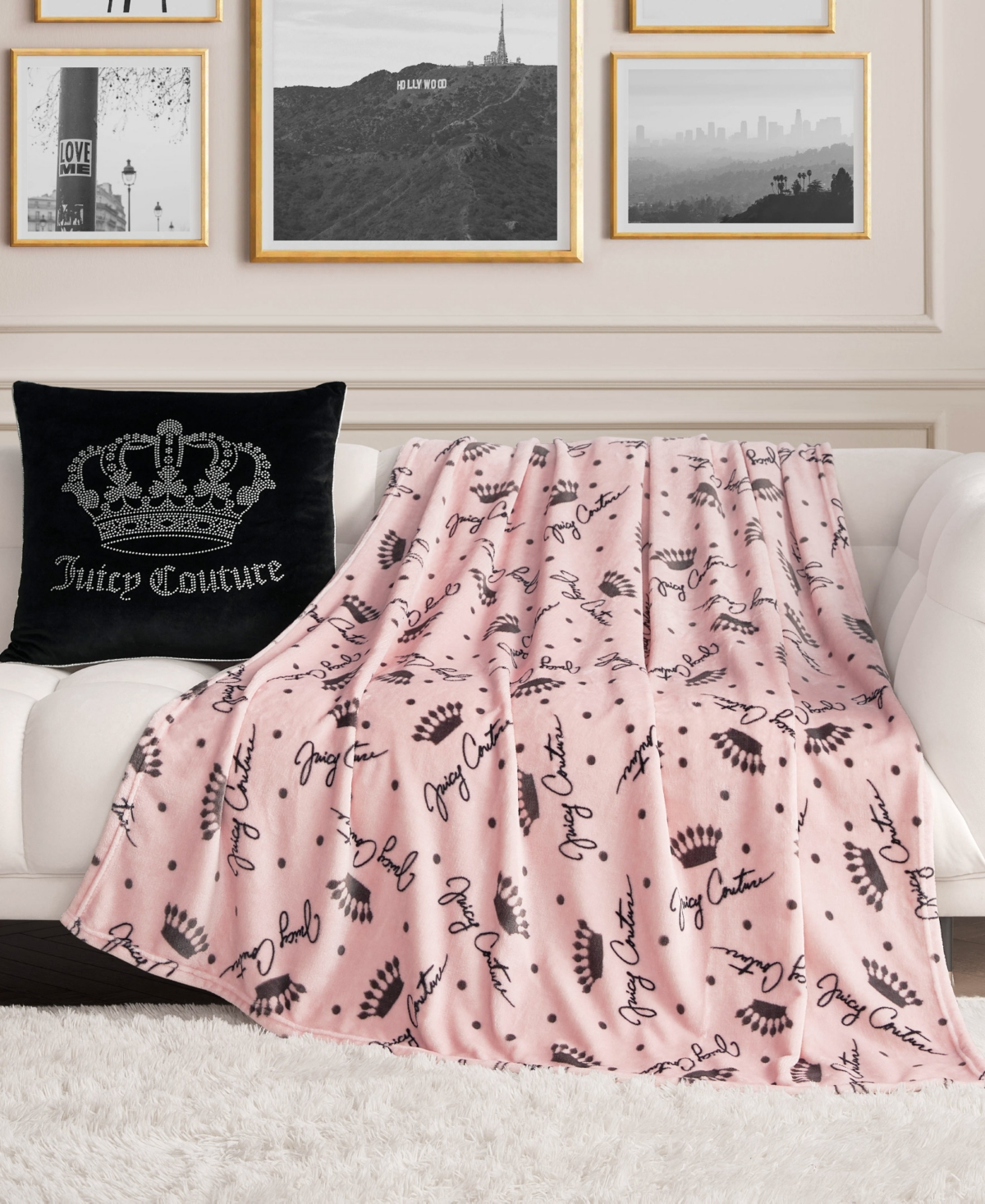 Click here for Juicy Couture Plush Throw  50 x 70 - Script prices