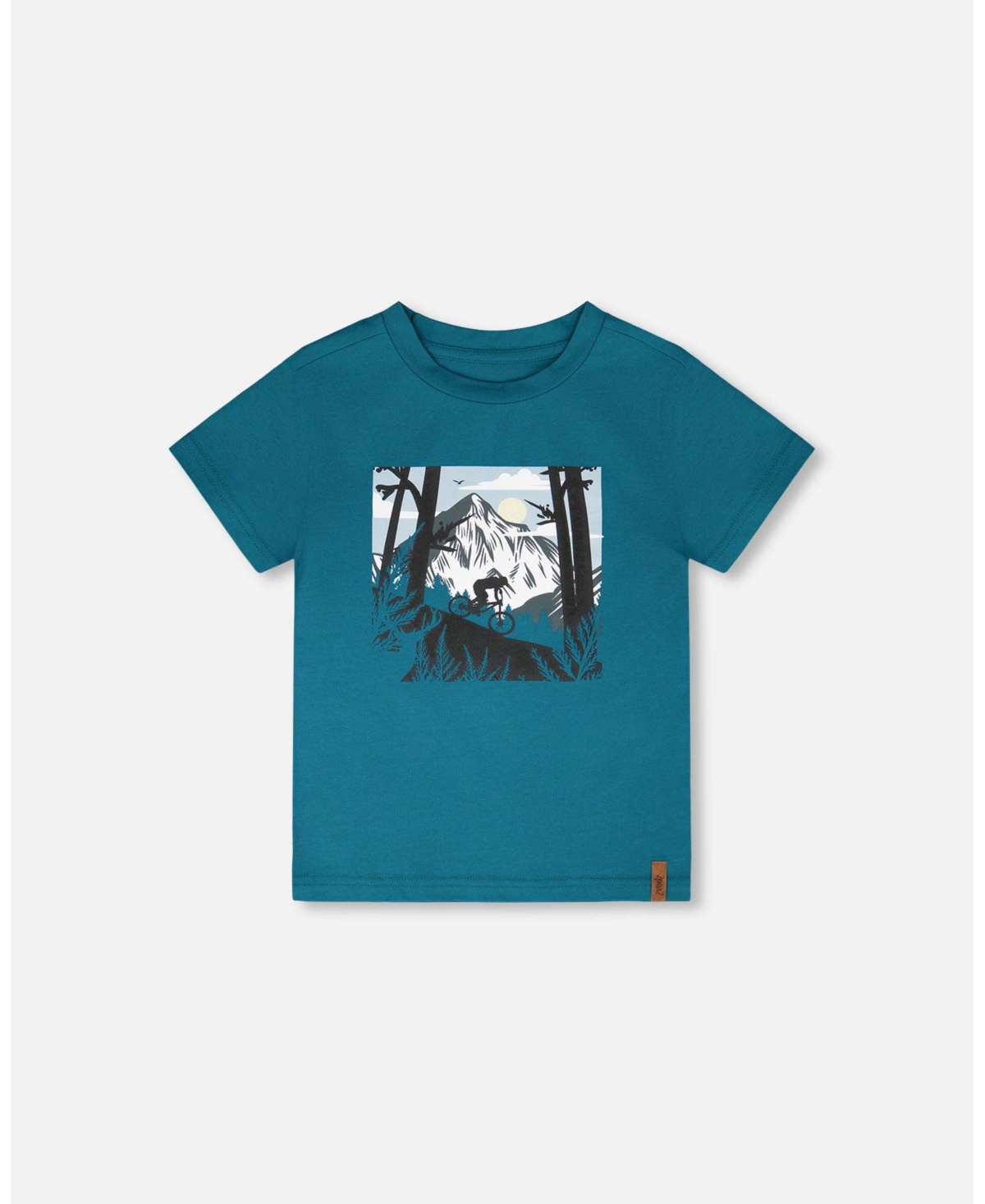 Click here for Deux par Deux Toddler Boys Atlantic Green Printed... prices