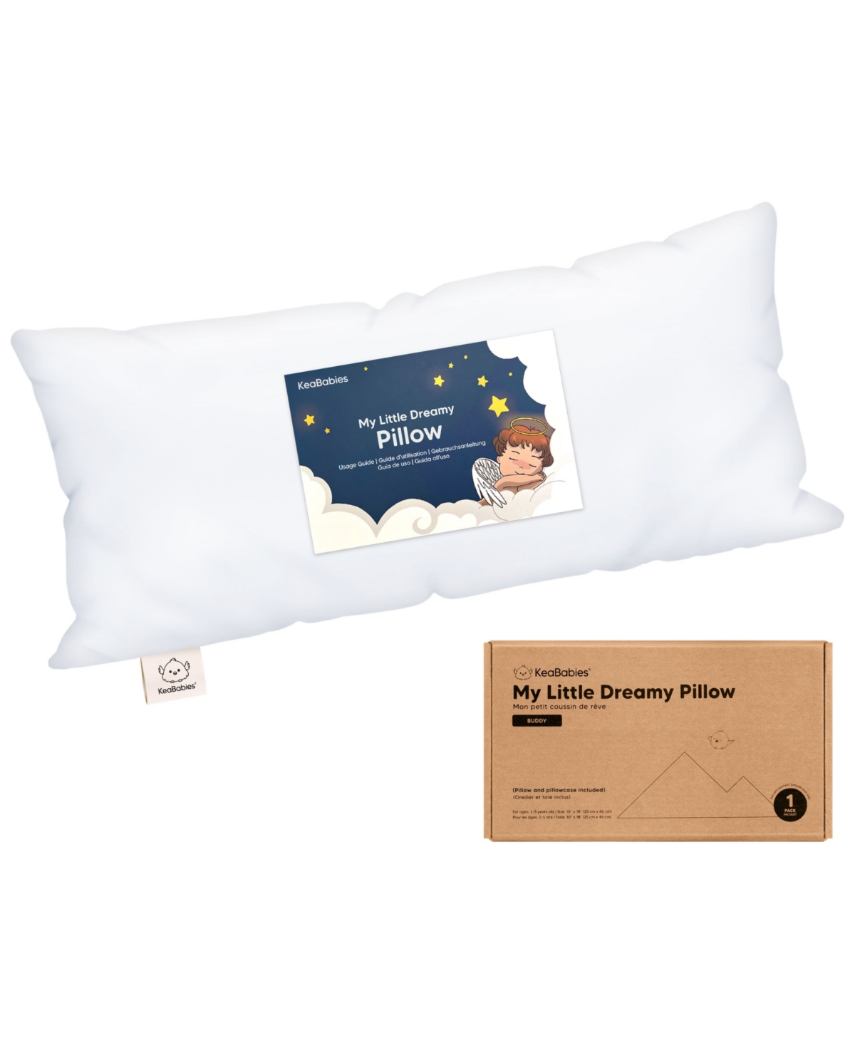 Click here for KeaBabies Toddler Buddy Pillow with Pillowcase  10... prices