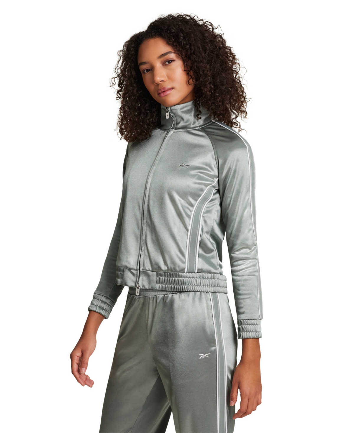 Click here for Reebok Womens Tunnel Regular Fit Jacket - Light Fo... prices