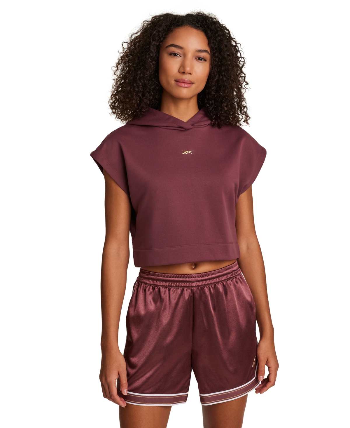 Click here for Reebok Womens Basketball Stitch Pull-On Hoodie - B... prices