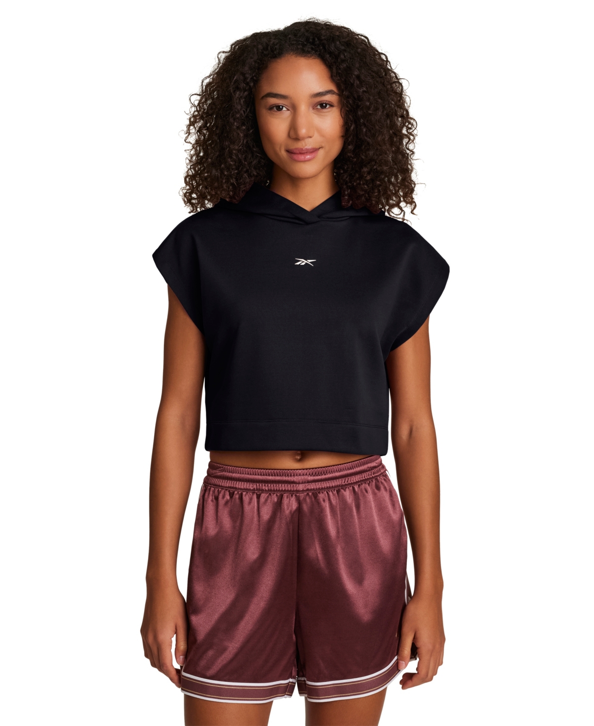 Click here for Reebok Womens Basketball Stitch Pull-On Hoodie - B... prices