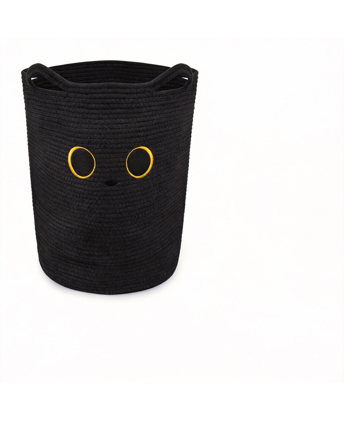 Click here for Yigii Cotton Rope Basket with Black Cat Design 53L... prices