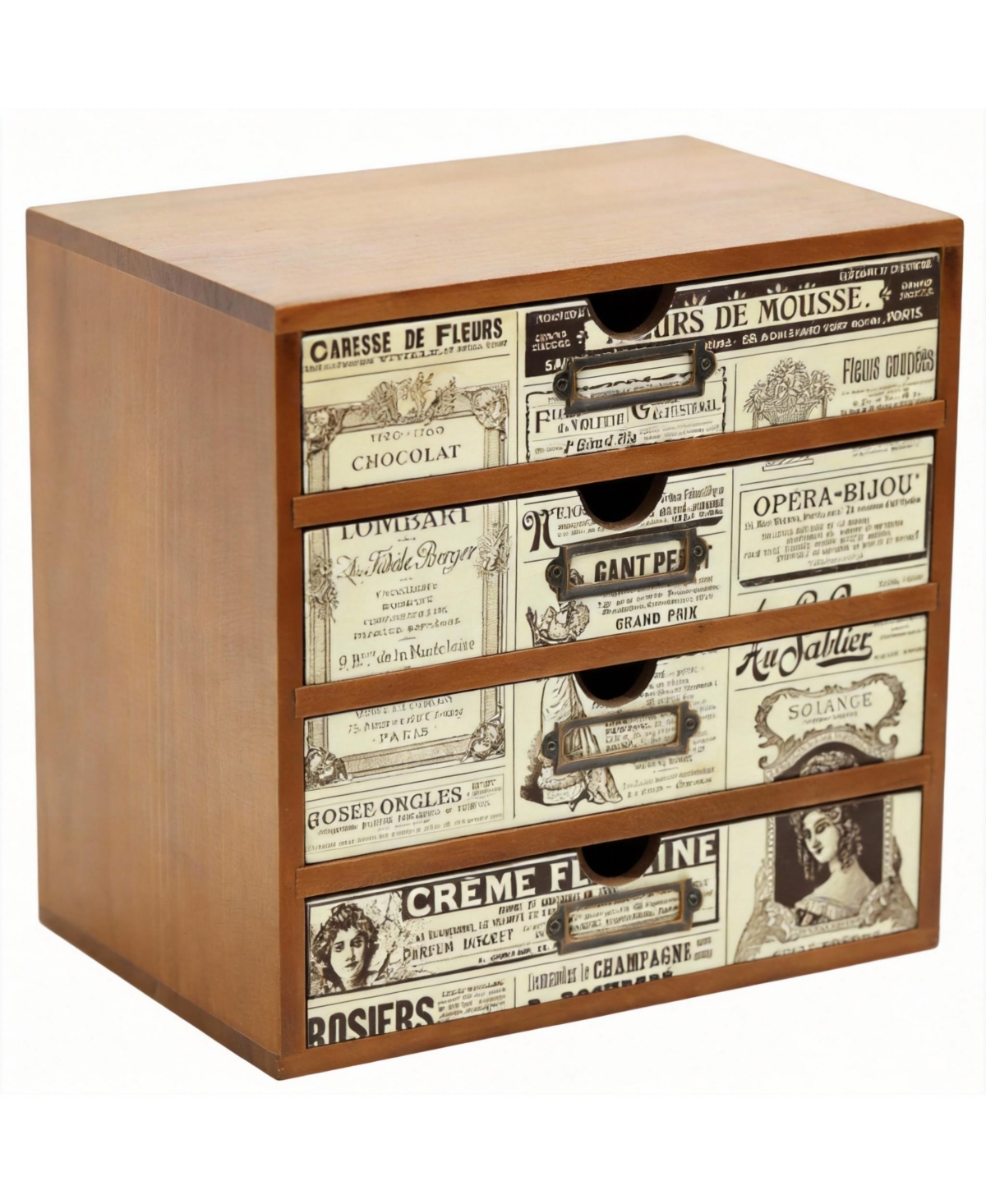 Click here for Yigii Vintage 4-Drawer Organizer: Solid Wood  News... prices