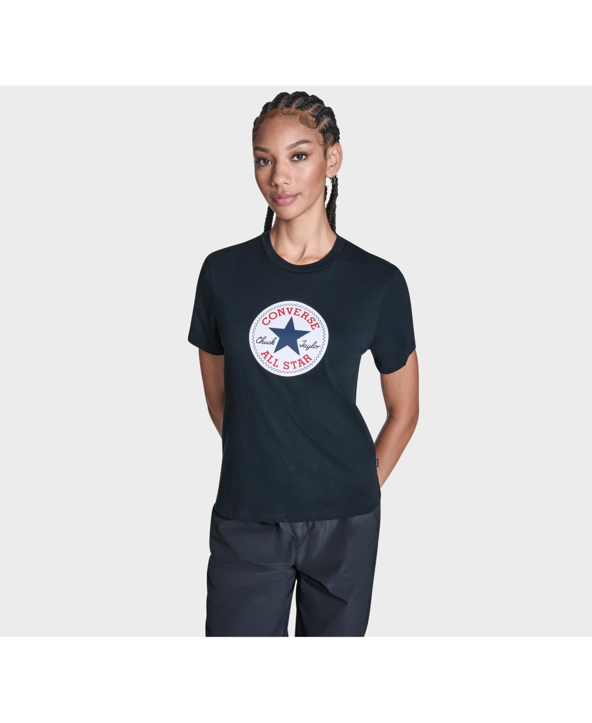 Click here for Converse Womens Chuck Taylor All Star Patch T-Shir... prices