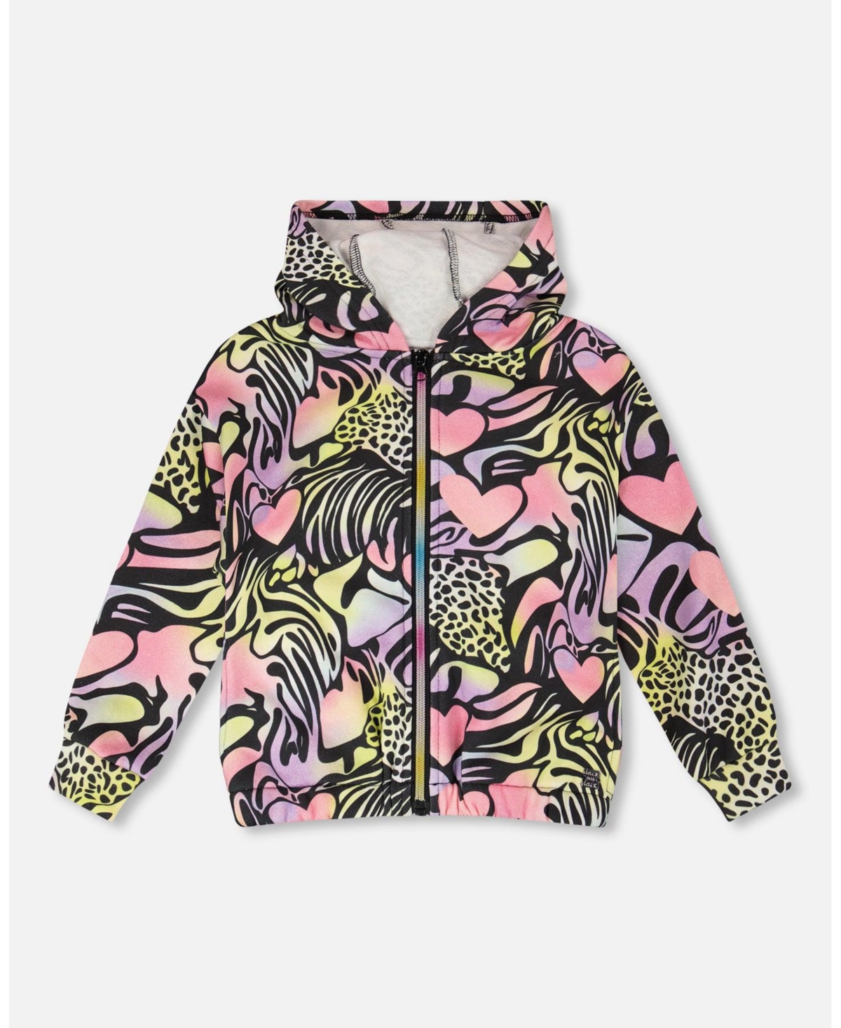 Click here for Deux par Deux Girl Zip Front French Terry Hoodie B... prices