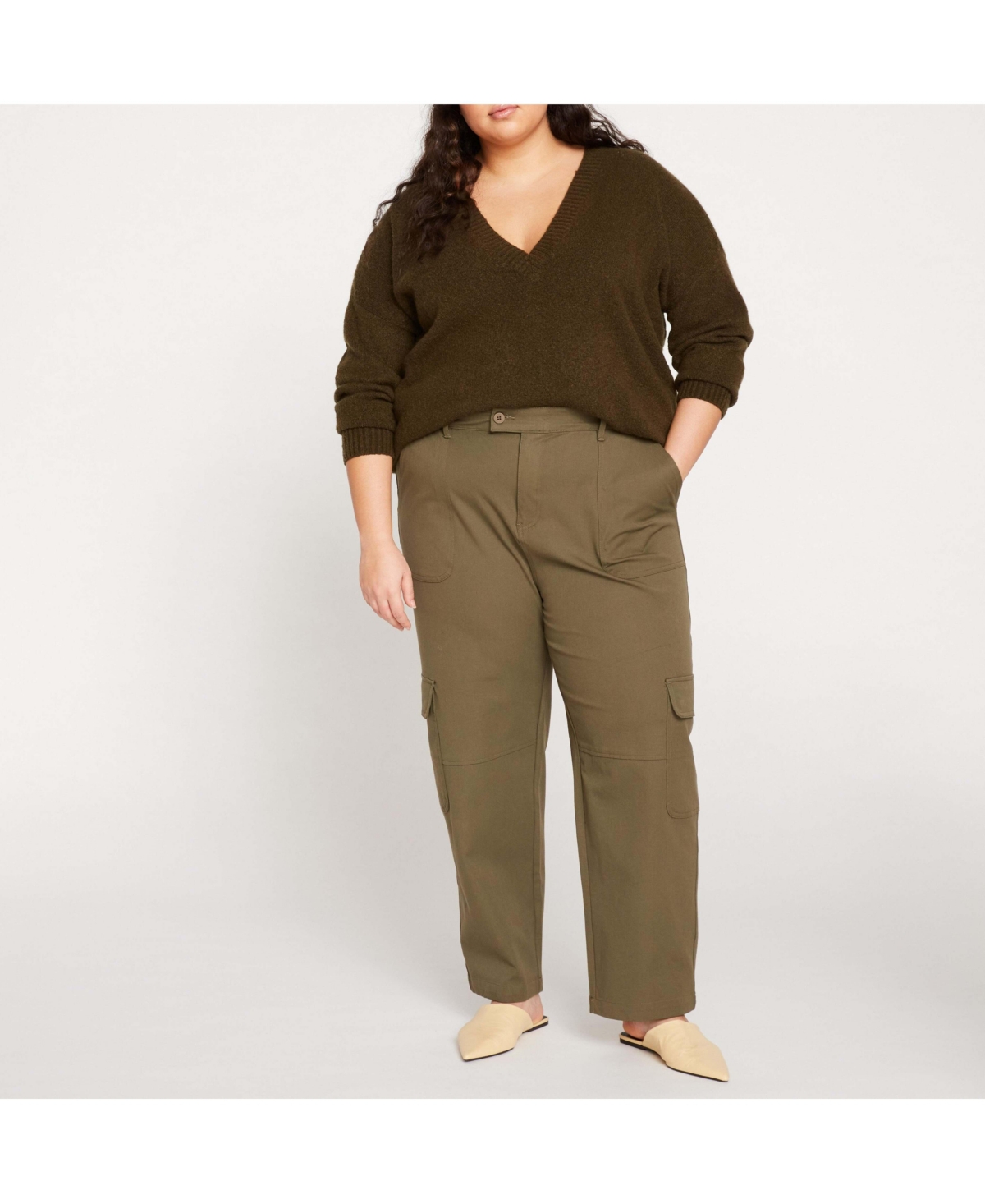 Click here for Universal Standard Plus Size Karlee Stretch Cotton... prices