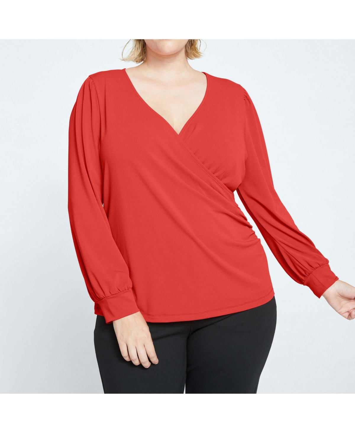 Click here for Universal Standard Plus Size Crepe Jersey Gathered... prices