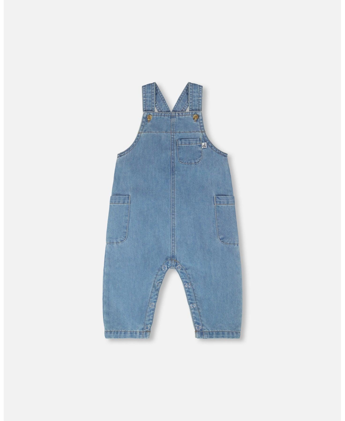 Click here for Deux par Deux Baby Boys Chambray Overall - Light b... prices