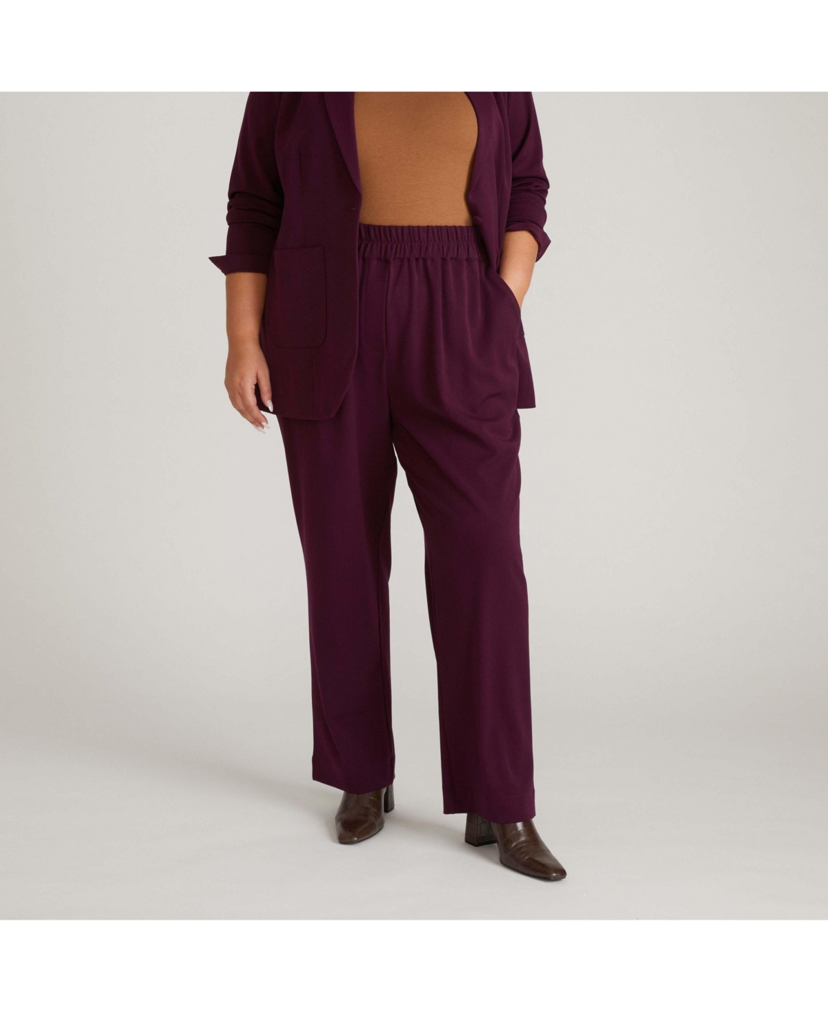 Click here for Universal Standard Plus Size All Day Easy Pants -... prices