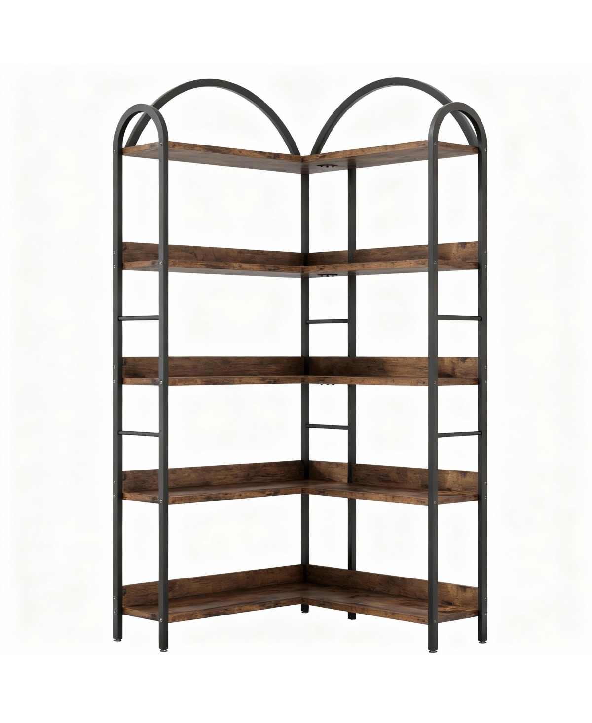 Click here for Yigii 5-Tier Storage Bookshelf  Corner Design  Edg... prices