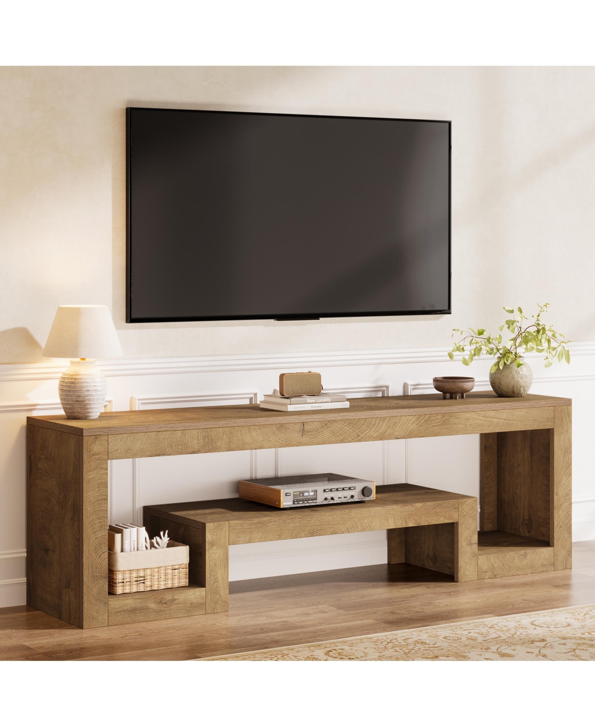 Click here for Tribesigns 63-Inch Tv Stand for 55/60/65/75-Inch T... prices