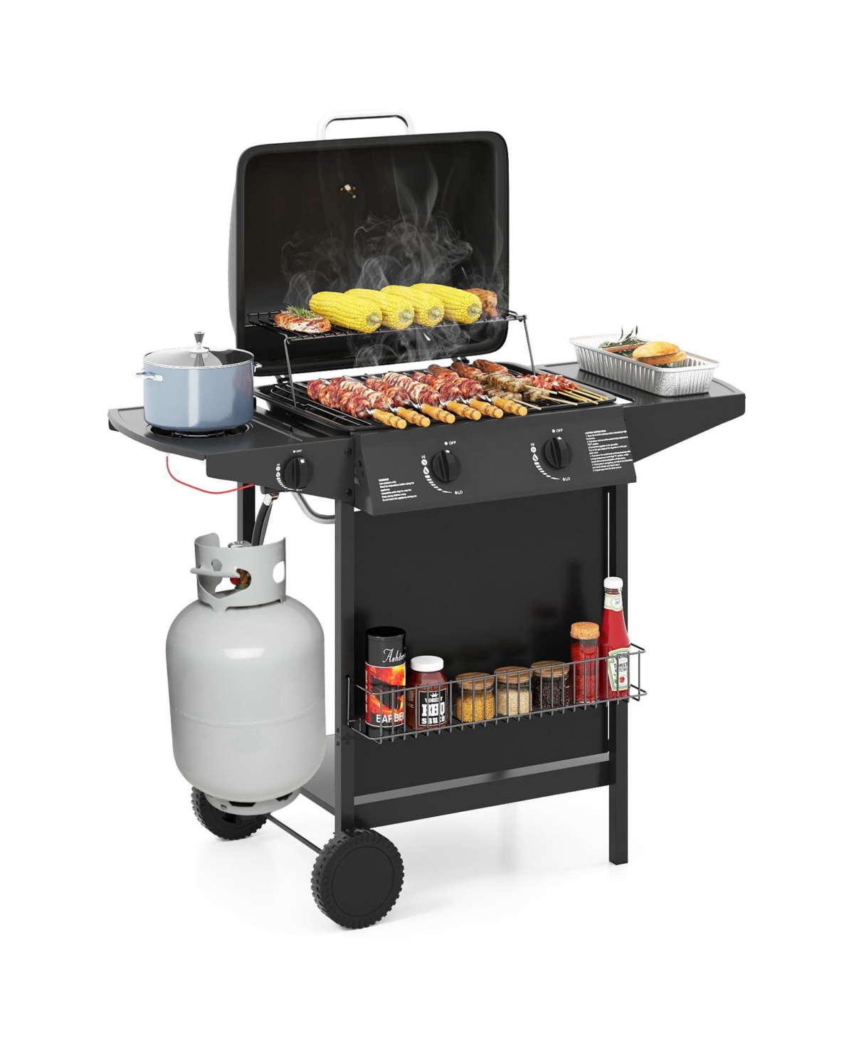 Click here for Ecooso 30 000 Btu Outdoor Burner Propane Gas Grill... prices