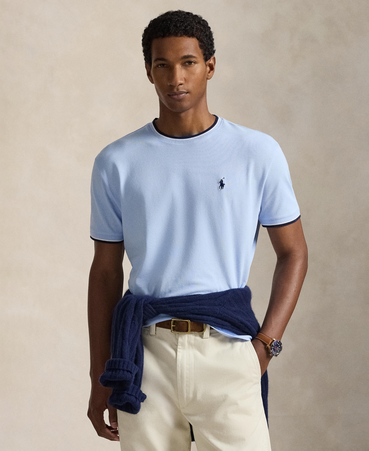 Click here for Polo Ralph Lauren Mens Classic-Fit Stretch Mesh T-... prices