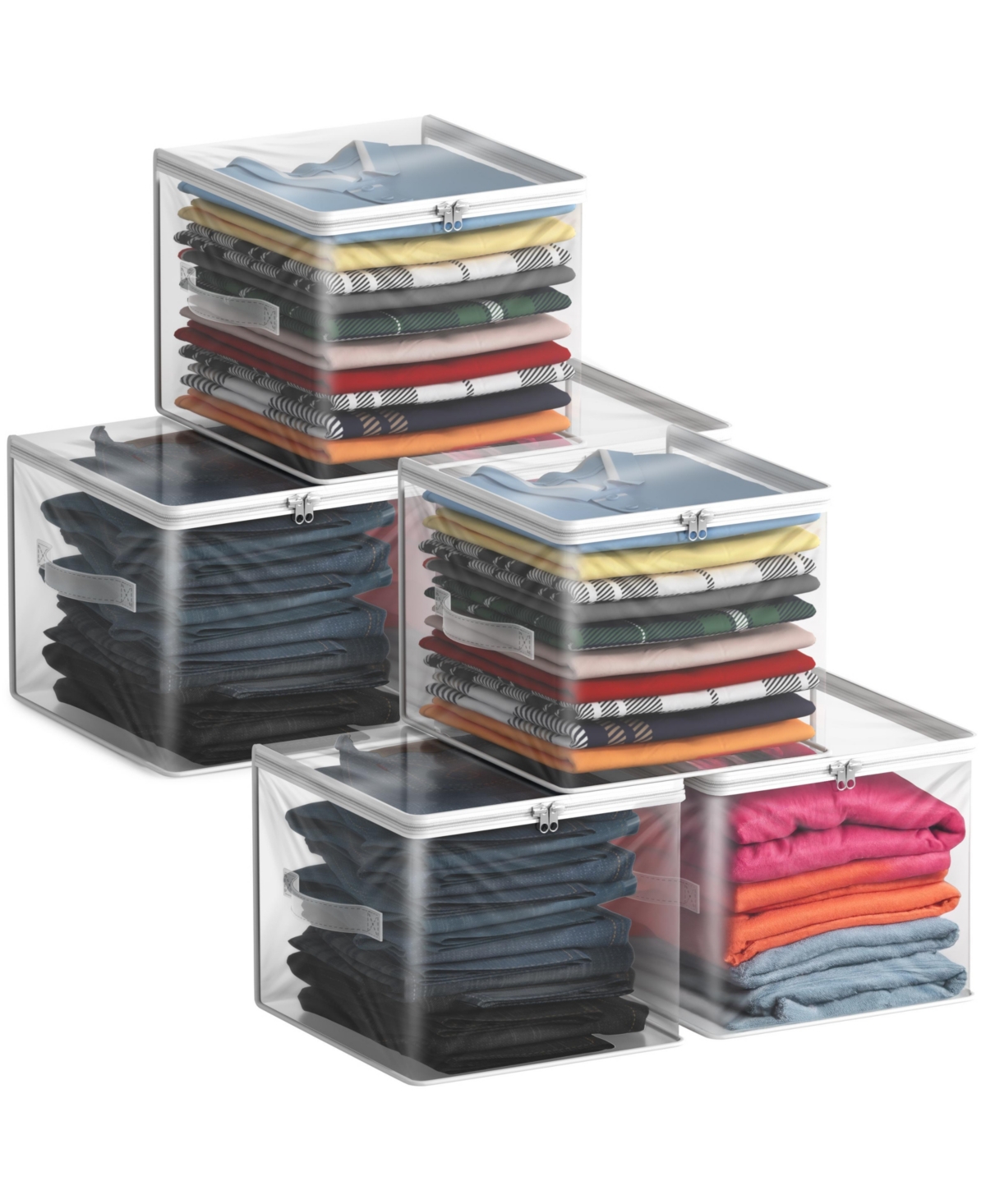 Click here for Sorbus 6 Pack Clear Storage Cube with Zipper & Car... prices