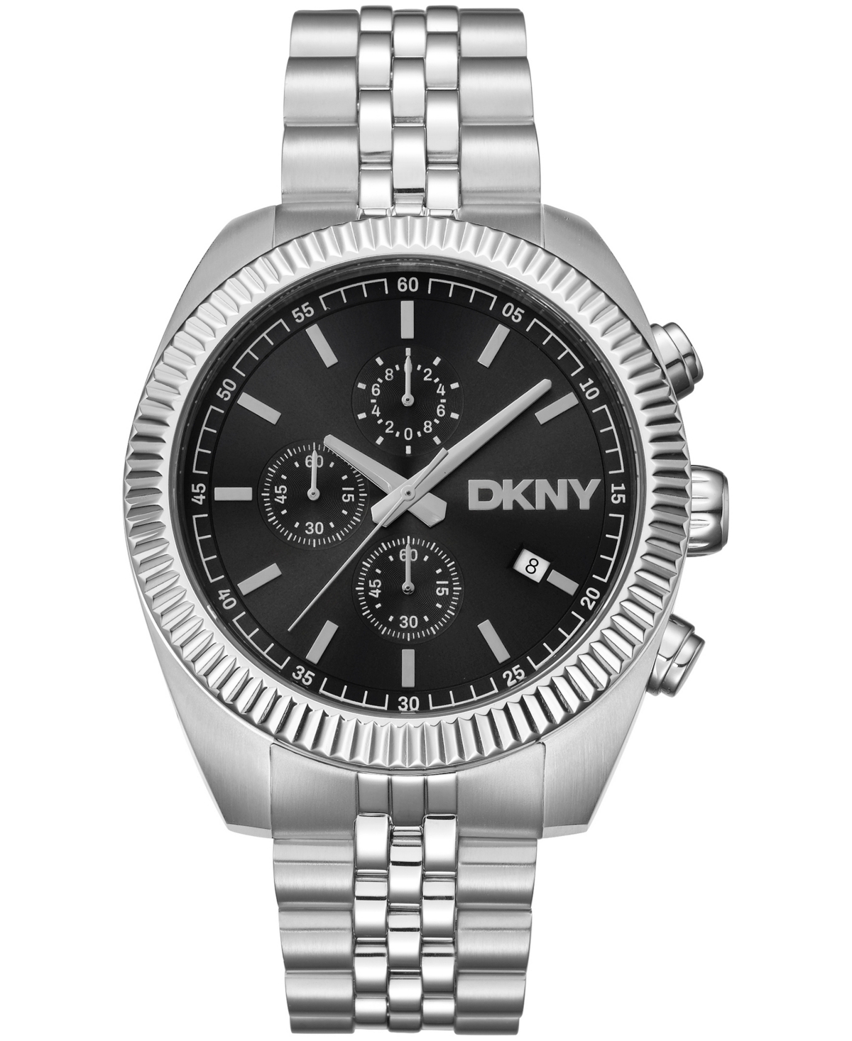 Click here for Dkny Mens Chronograph Black Dial Stainless Steel B... prices
