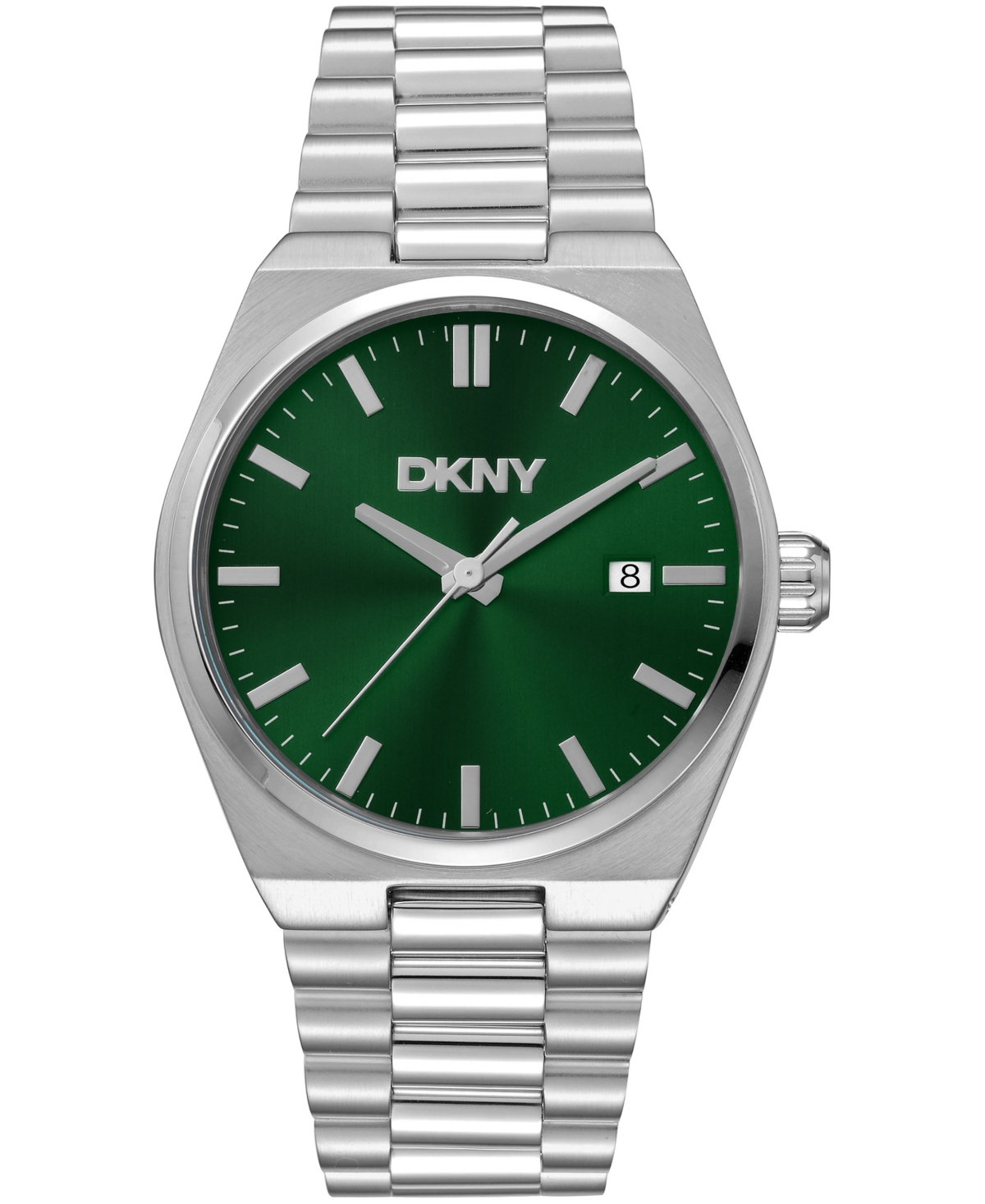 Click here for Dkny Mens Date Green Dial Stainless Steel Bracelet... prices