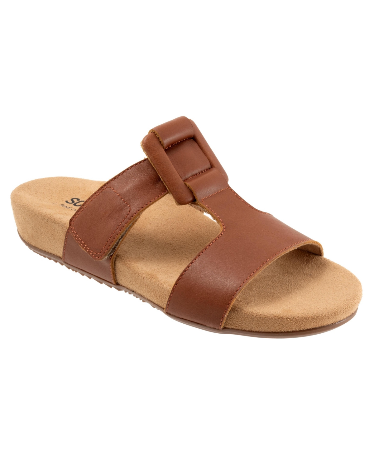 Click here for Softwalk Women Leather Bexley Sandal - Luggage prices